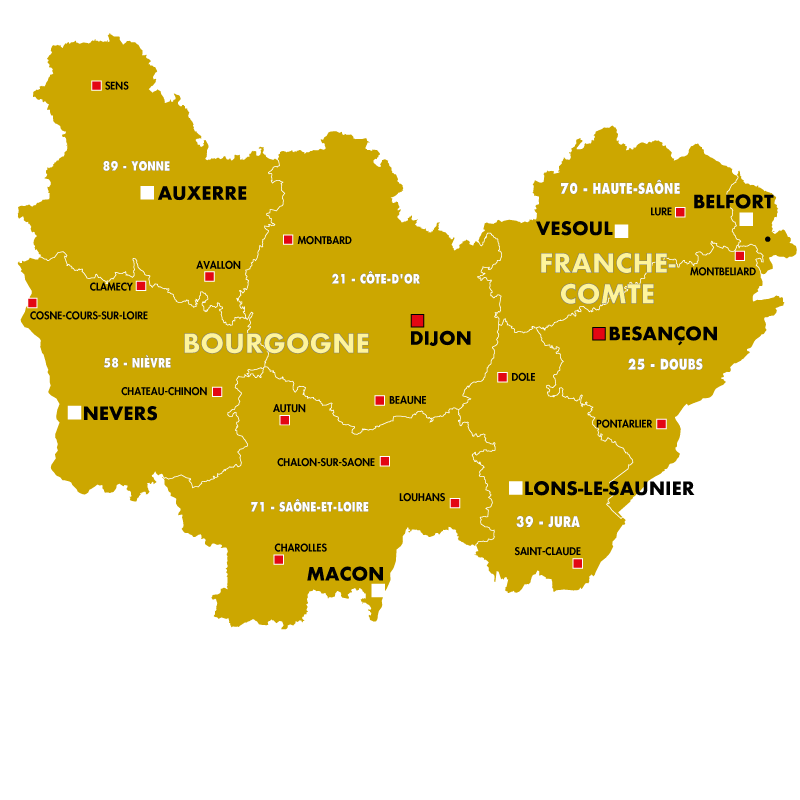 La région académique Bourgogne-Franche-Comté | Académie de Dijon La région académique Bourgogne-Franche-Comté | Académie de Dijon