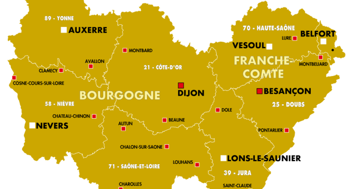La région académique Bourgogne-Franche-Comté | Académie de Dijon La région académique Bourgogne-Franche-Comté | Académie de Dijon